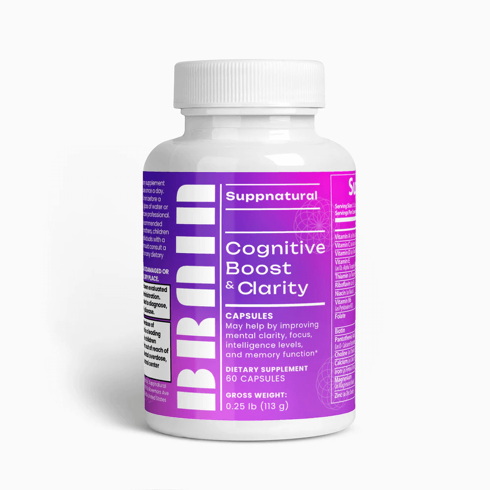 Nootropic Cerebra Brain Supplement for Focus & Memory | Suppnatural
